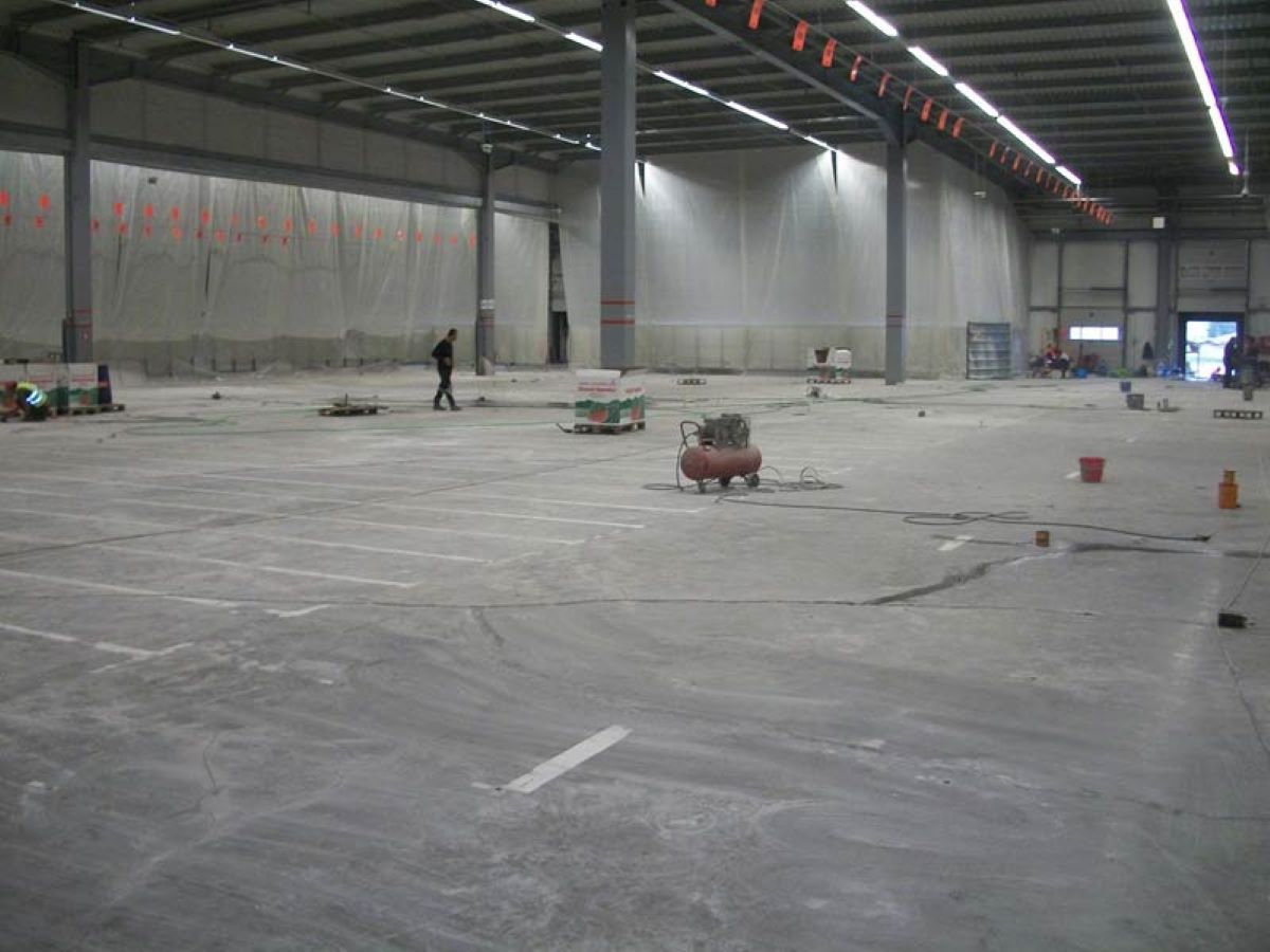 Strengthening of the Ground Floor Slab of an Industrial Building in ...